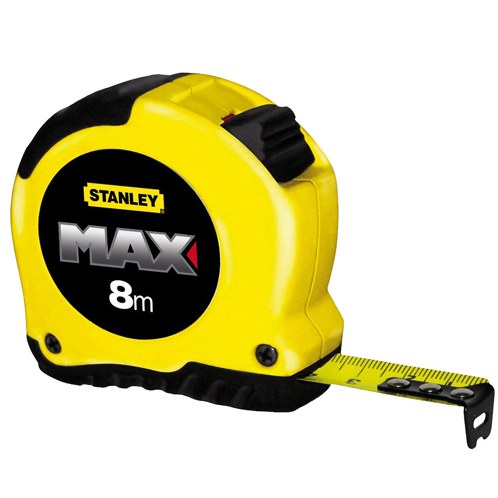 Stanley Max Tape 8m Red/Yellow Bulk Pack 33-913 – Tools.com Online Pty Ltd
