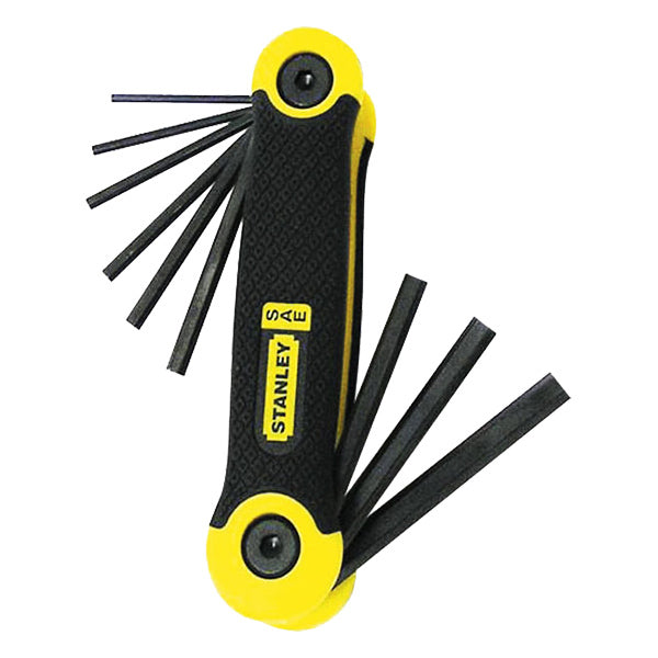 Stanley Hex Key Set Imperial Fold 9Pc 69-265 – Tools.com Online Pty Ltd