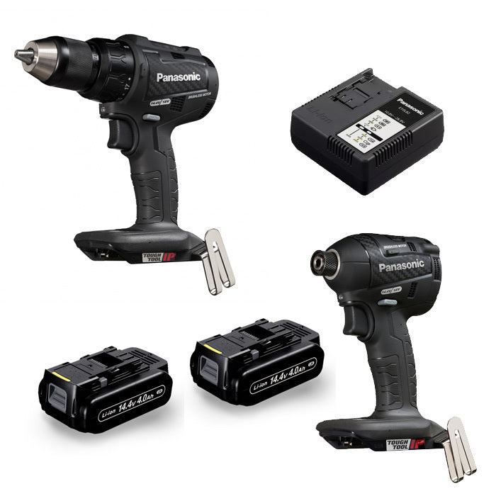 Panasonic 14.4V Dual Voltage Impact & Driver 4.0ah Kit EYC215LH2F57 ...