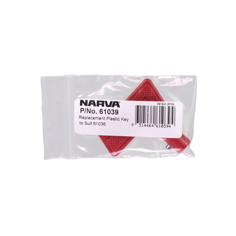 Narva 61039 Replacement Plastic Key – Tools.com Online Pty Ltd
