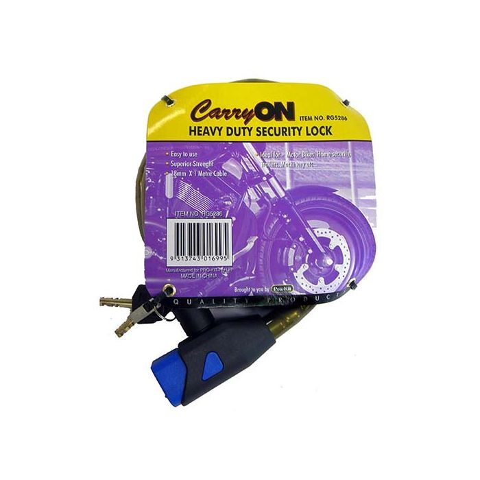 Loadmaster Straight Security Cable Lock – Tools.com Online Pty Ltd