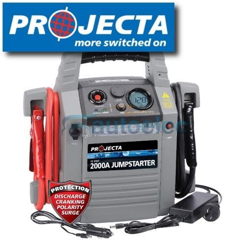 Projecta Battery Jump Starter 2000A Amp Jumpstarter Pack Power Supply ...