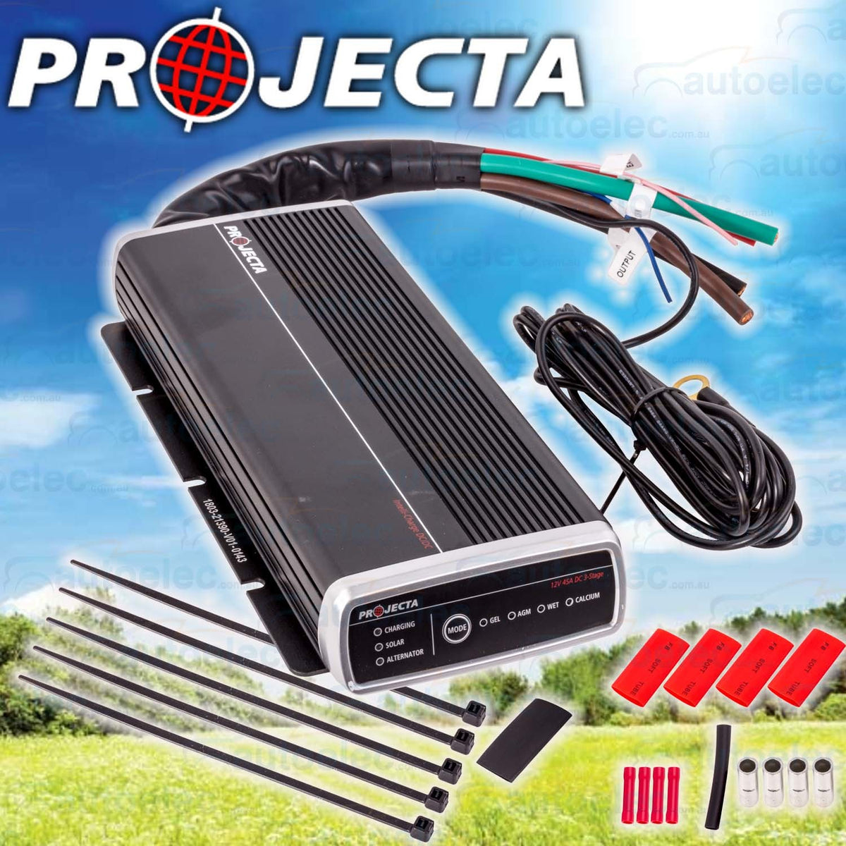 Projecta 12V Volt Dc To Dc 45A Amp Battery Charger Agm Deep Cycle Sola ...