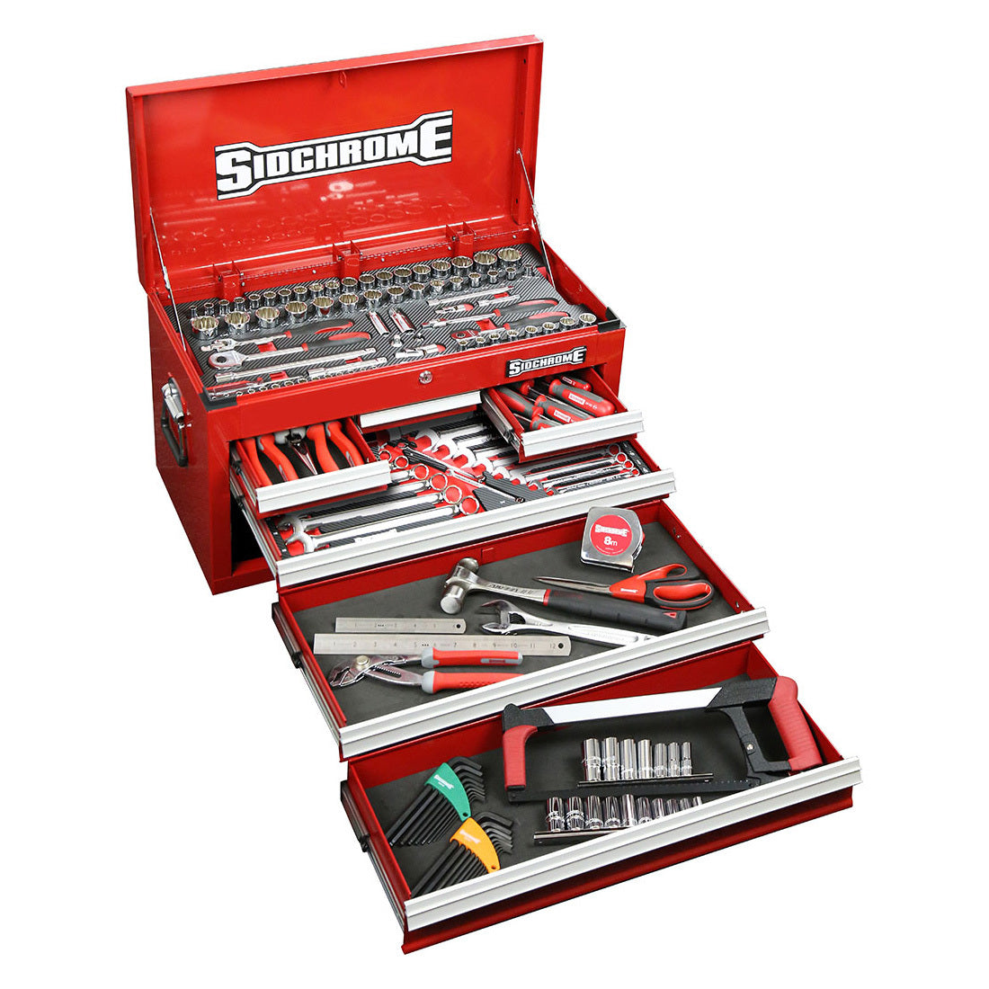 Sidchrome 162 Piece Metric & A/F Tool Kit SCMT11700 – Tools.com Online ...