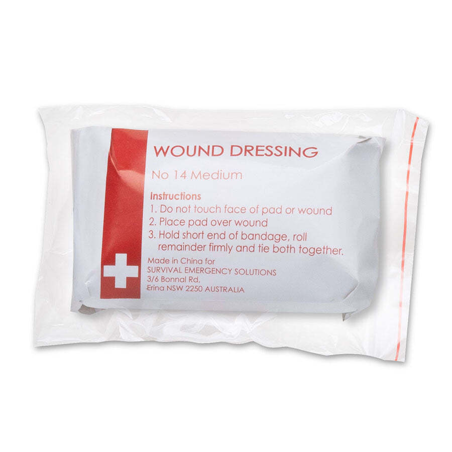 Wound dressings, no 14 medium, sterile – Tools.com Online Pty Ltd