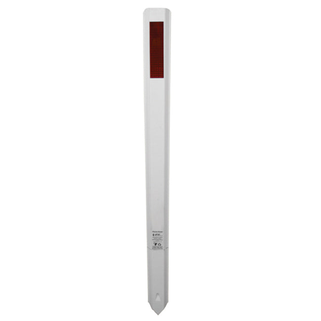 White Traffic Reflector Guide Posts 100mm (1350x100x3mm) – Tools.com ...