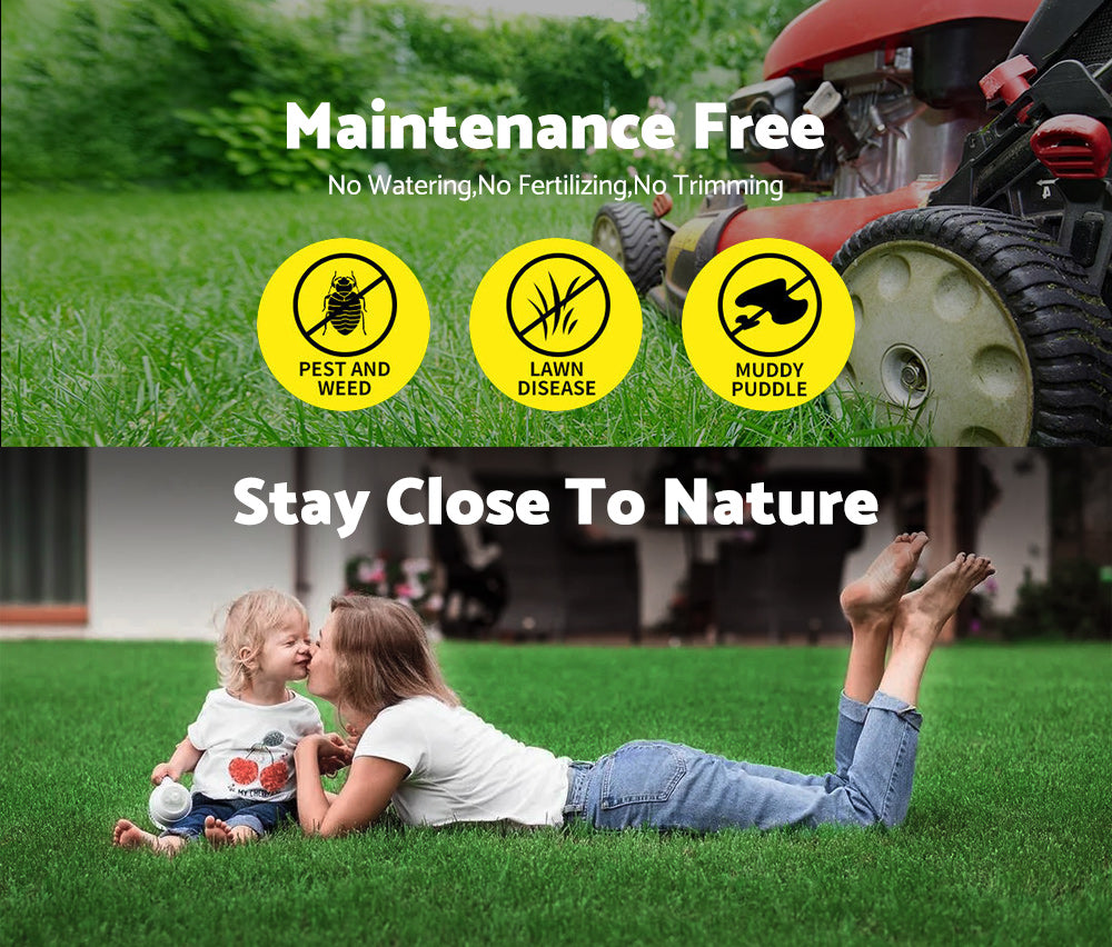 Mobi Artificial Grass Synthetic Fake Lawn 10~60SQM Turf Plant Plastic ...